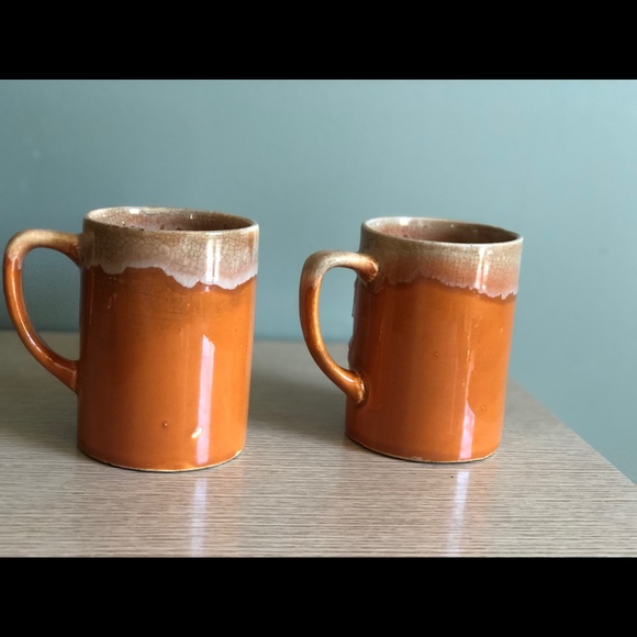 Kitchen | Pair Of Vintage Stoneware Eagle Mugs | Poshmark